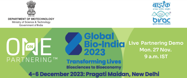 One-on-One Partnering Demo Bio-India 2023